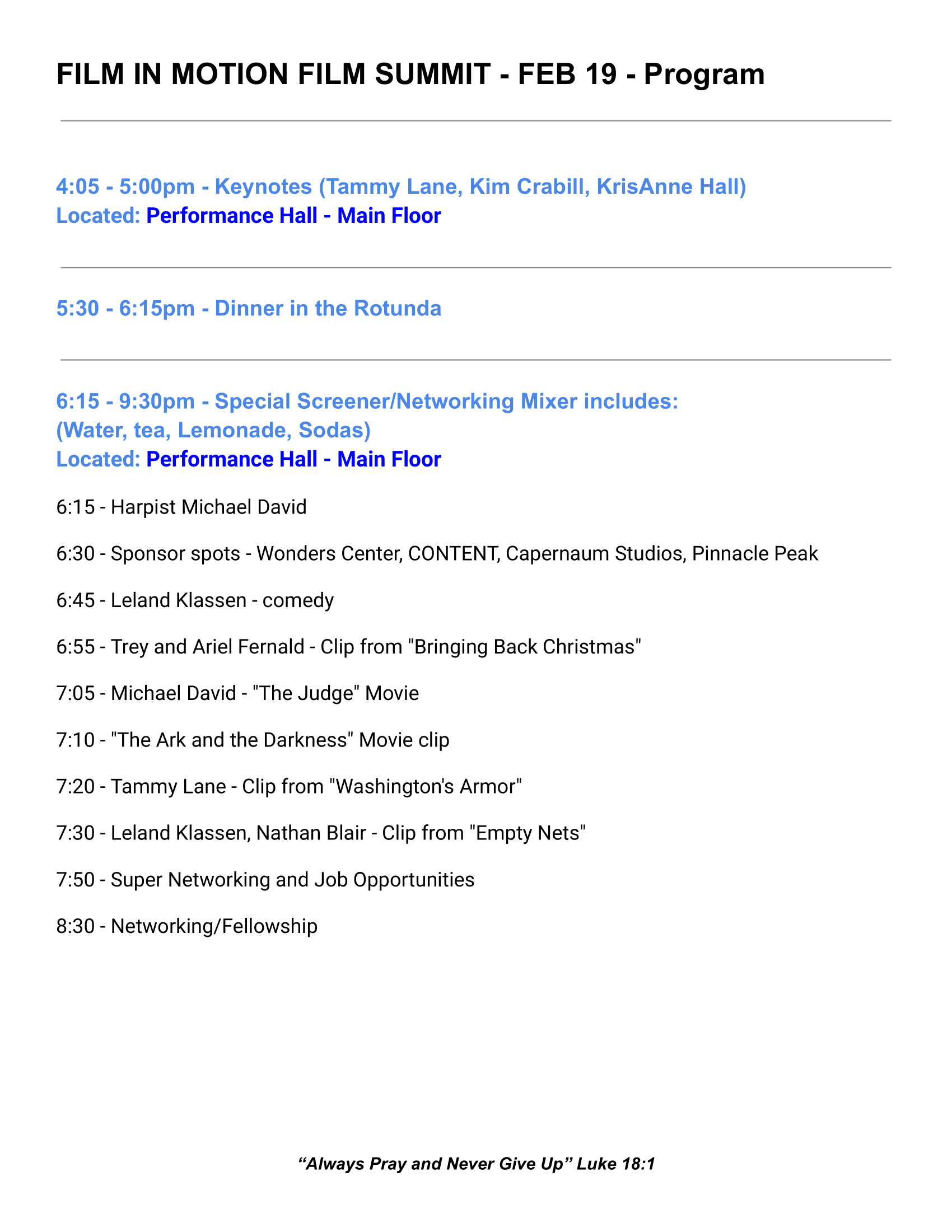 Film Summit – Wonders Center & Science Museum